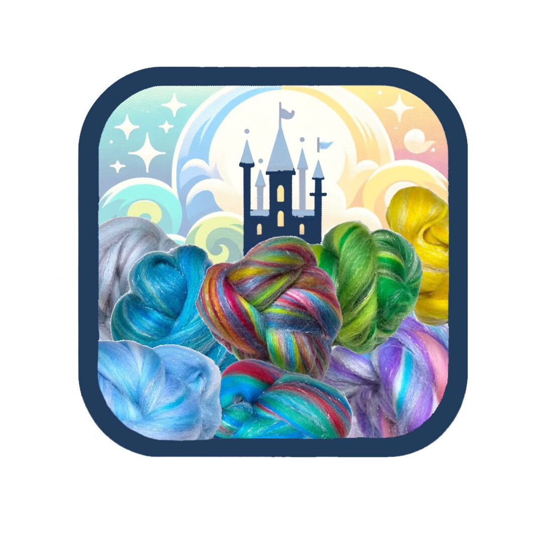 Merino Wool/stellina Top 7 Ounce Set Fairytale Collection - Etsy