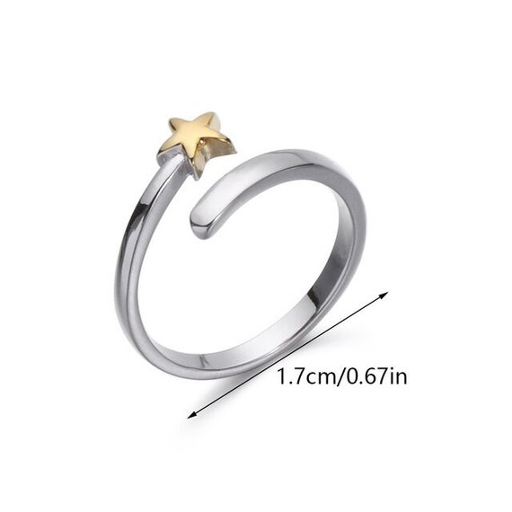 Star Adjustable Knitting Tension Ring Silver - Etsy