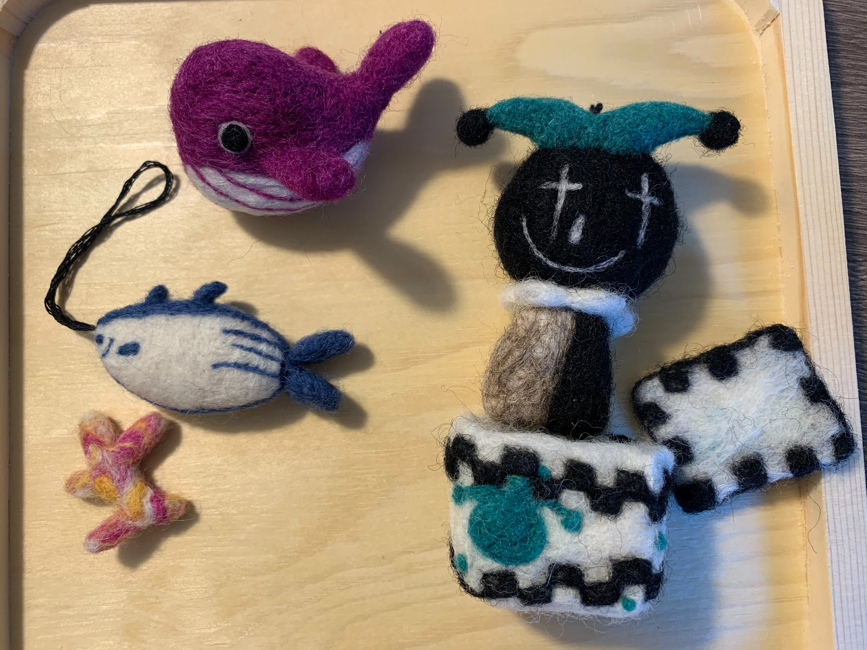 DIY Wool Felt BTS Jin Super Tuna Key Chain - Etsy