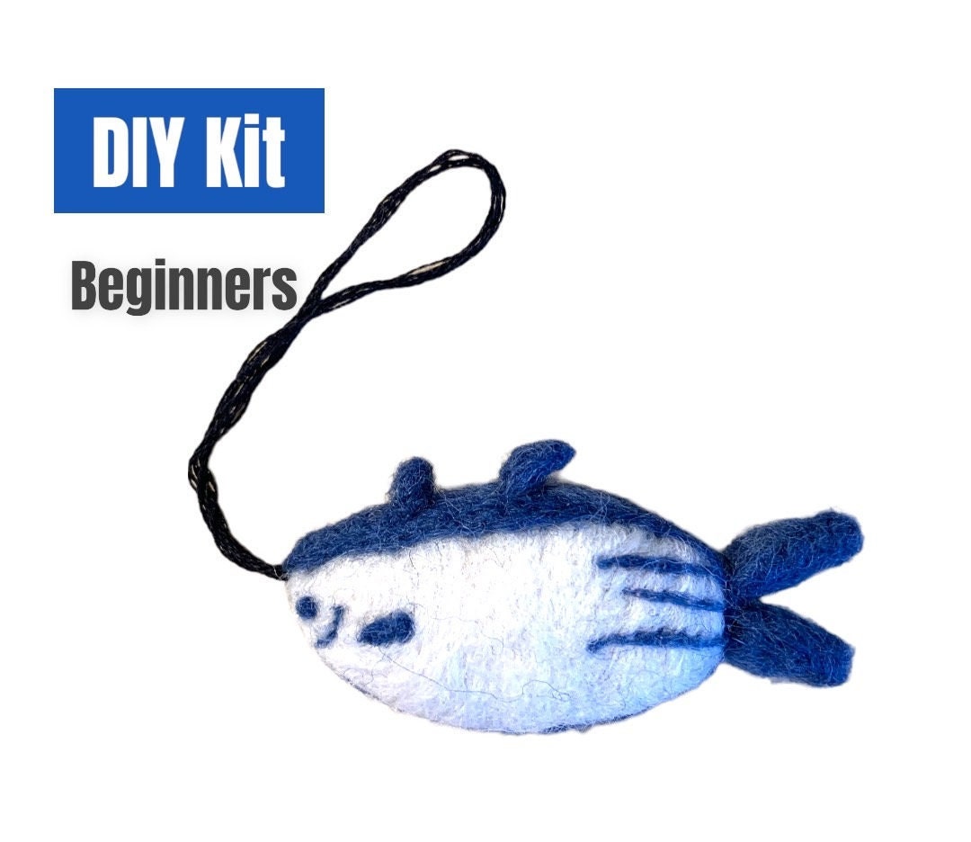 DIY Wool Felt BTS Jin Super Tuna Key Chain - Etsy