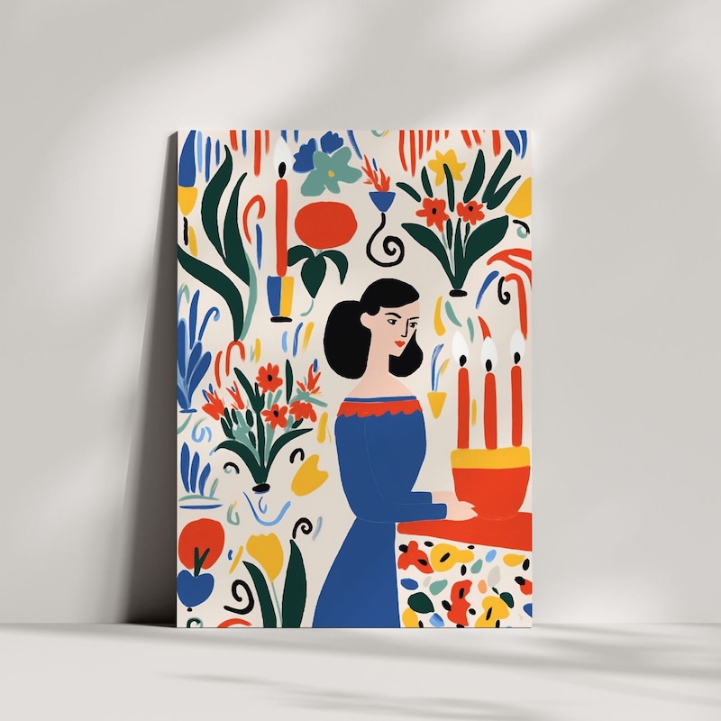 Artistic Birthday Cards - Etsy
