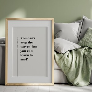 You Can't Stop the Waves, but You Can Learn to Surf - Printable Surfing ...