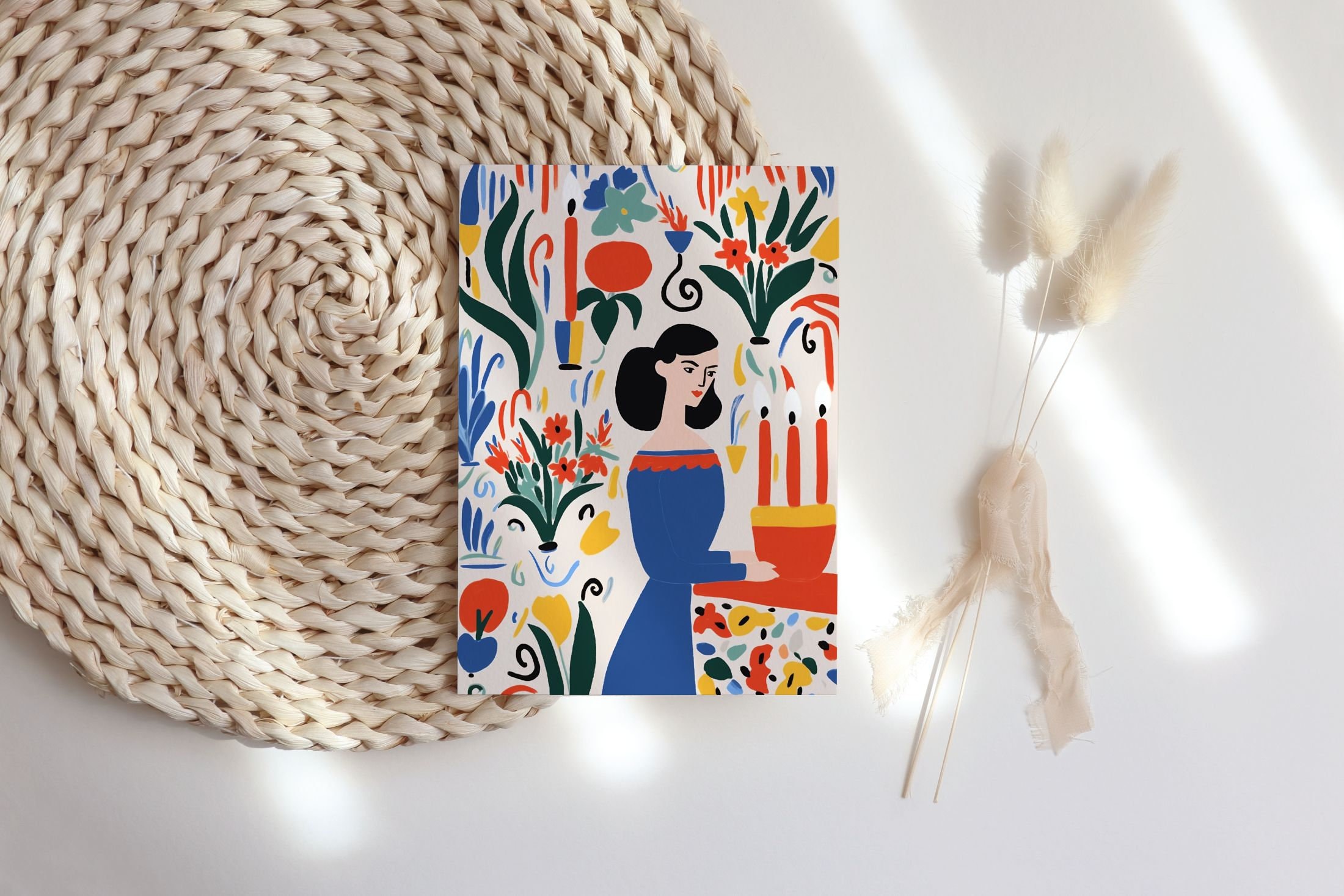 Henri Matisse Style Greetings and Birthday Card - Etsy