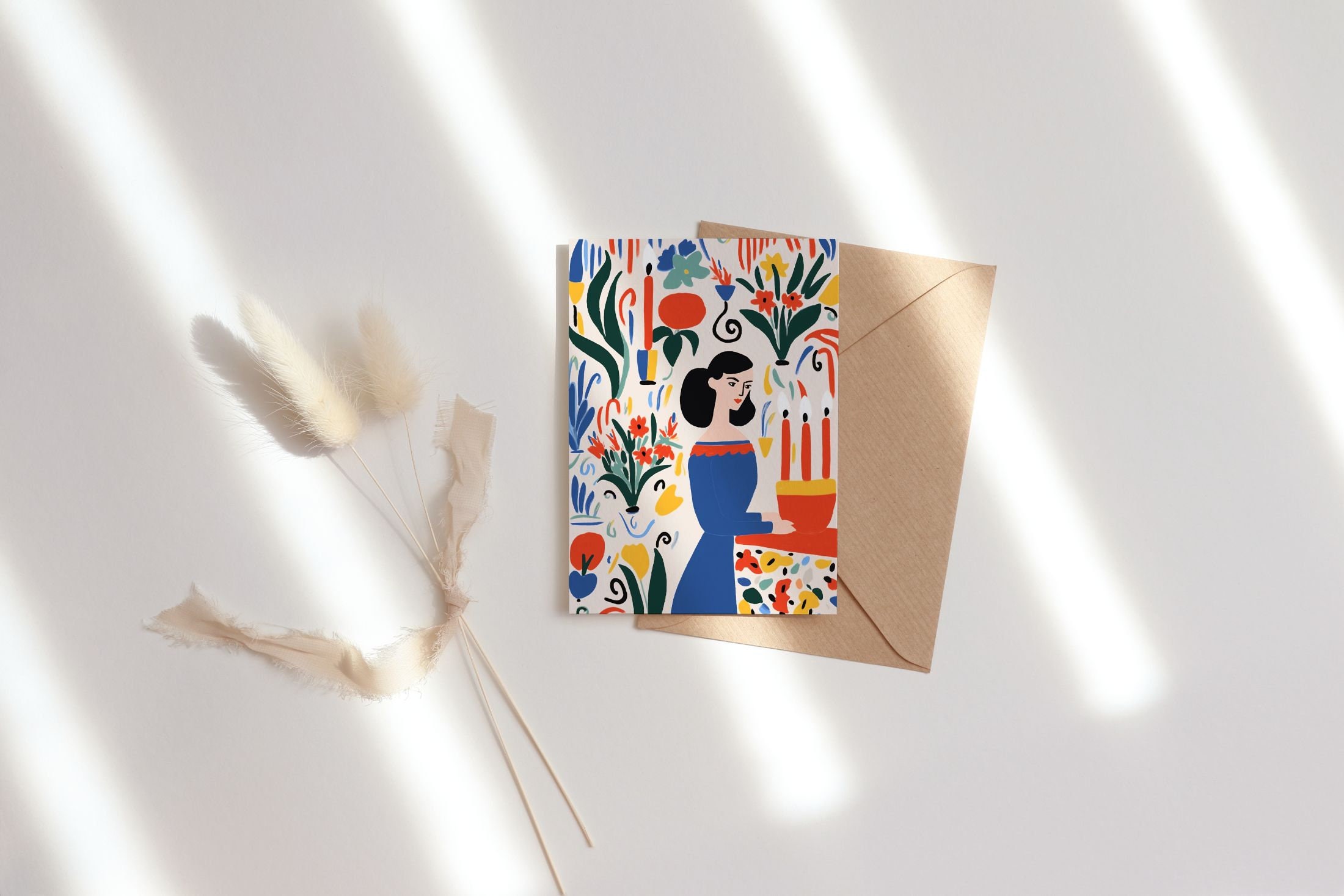 Henri Matisse Style Greetings and Birthday Card - Etsy