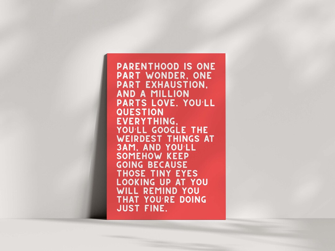 Honest Parenthood | Funny Card for New Baby, New Parents Celebration ...