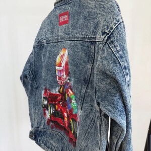 Custom Hand Painted Formula 1 (F1) Jacket Made to Order - Etsy