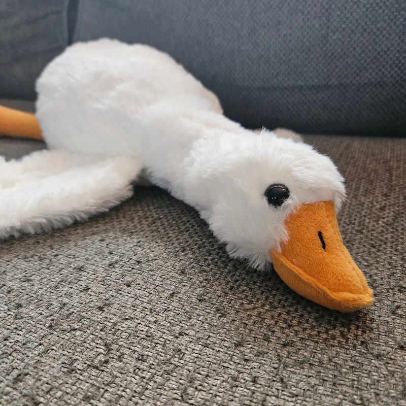 White Goose Stuffed Animal - Etsy