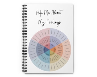 Working With Emotions Spiral Notebook therapy Journal Mental Wellness ...