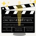 Oscars Party Animated Editable Digital Party Invitation, DIY Template ...