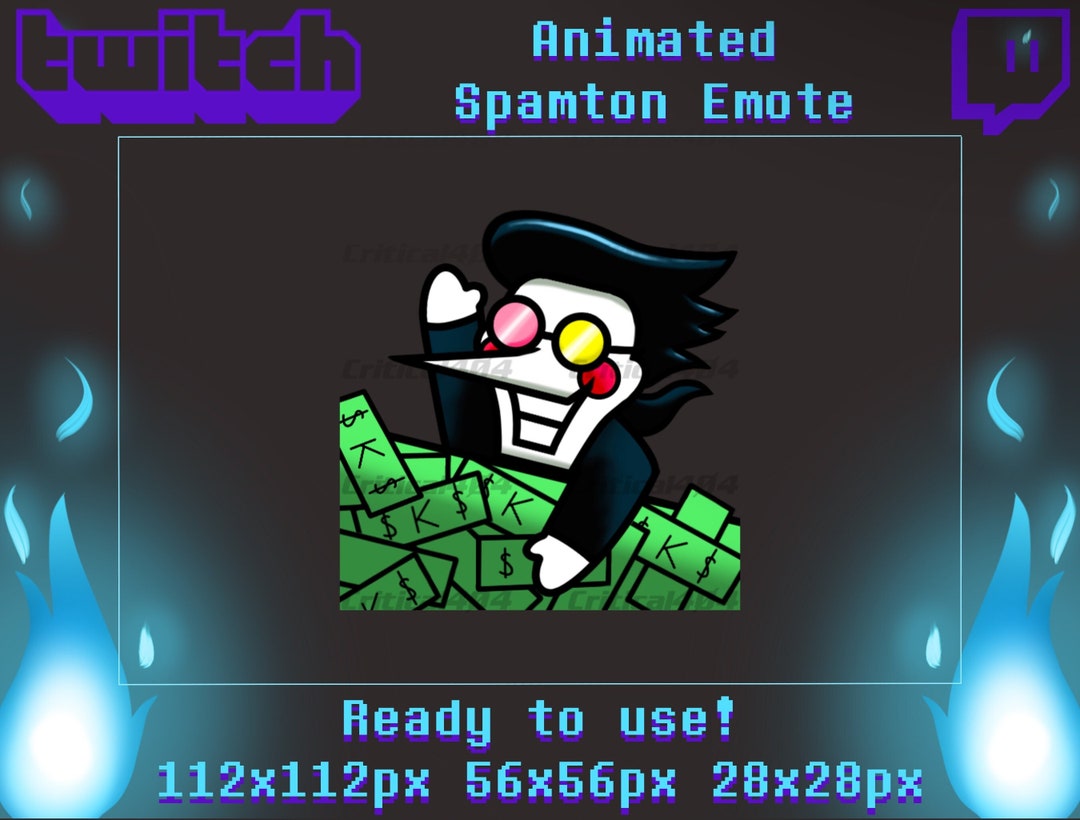 Emote animado de Spamton Bongo Cat emotes de contracción - Etsy México