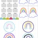 Happy Birthday Month / Name Tag Cutouts A4 ( 8 X 11") Printable ...