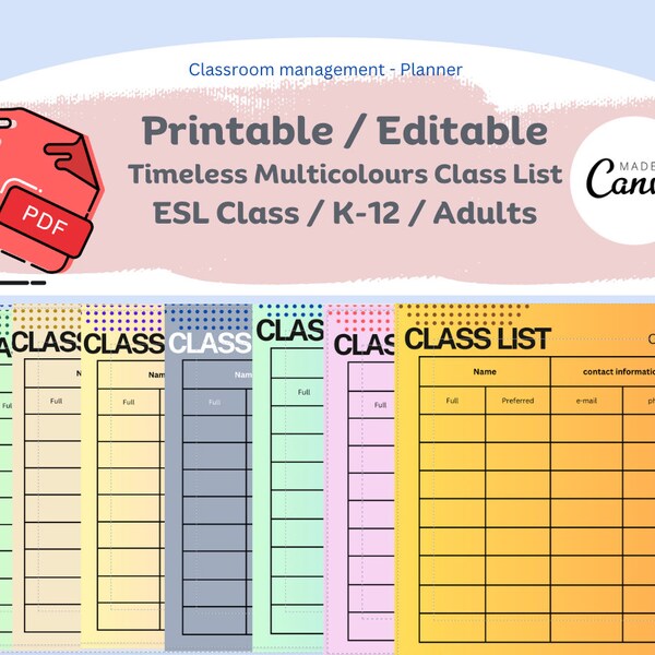 Ultimate Teacher Planner K-12 / Preschool / ESL Teacher / - Etsy