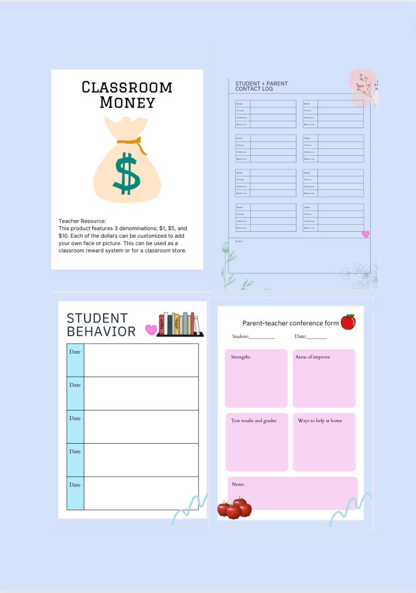 Ultimate Teacher Planner K-12 / Preschool / ESL Teacher / - Etsy