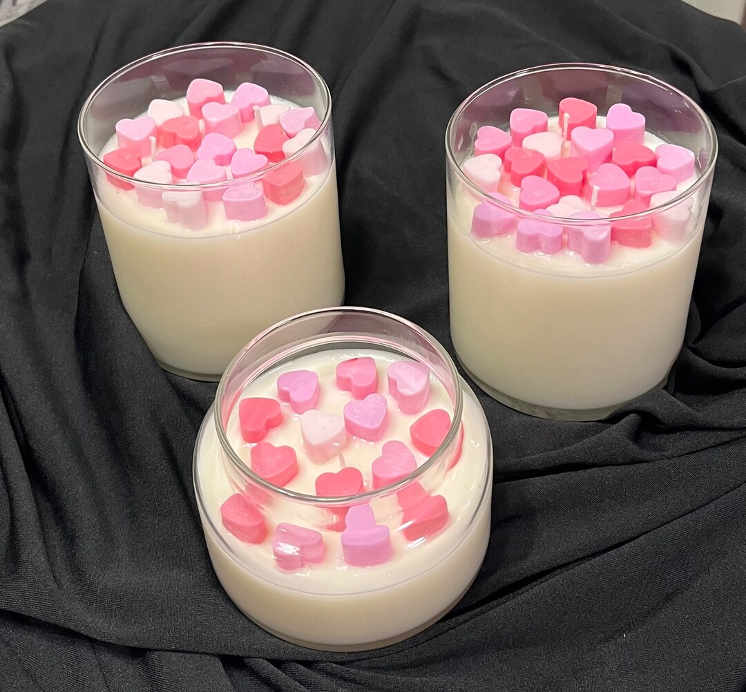 Be Mine Soy Wax Candle, Conversation Heart Candle, Valentines Candle ...