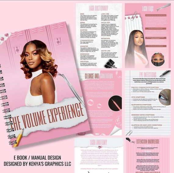 Beginner Lash Manual the Volume Experience - Etsy