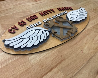 Custom Military Logo Wood - Etsy