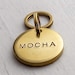 Personalized Gold Dog Tag Custom Engraved ID for Dogs Microchip ...