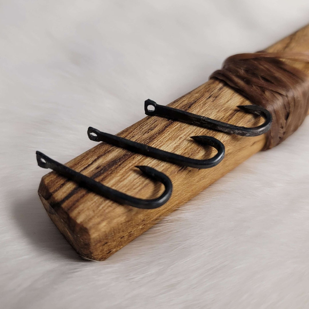 Medieval/viking Fishing Hooks Rust Proof and Quenched Made to Order - Etsy