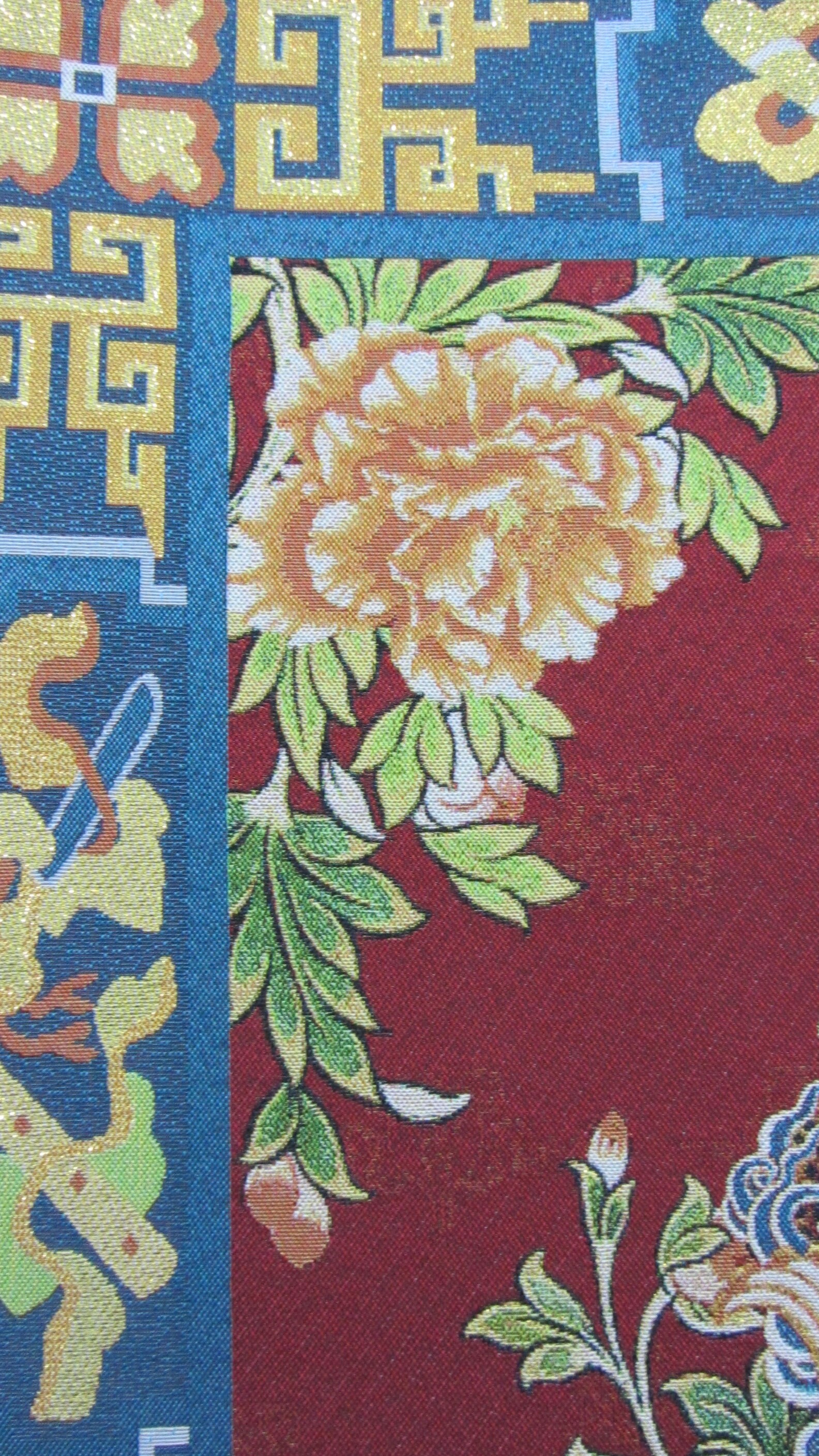 Tibetan Thangka Silk Print Painting Buddhist Deity Crafts Double Fish ...