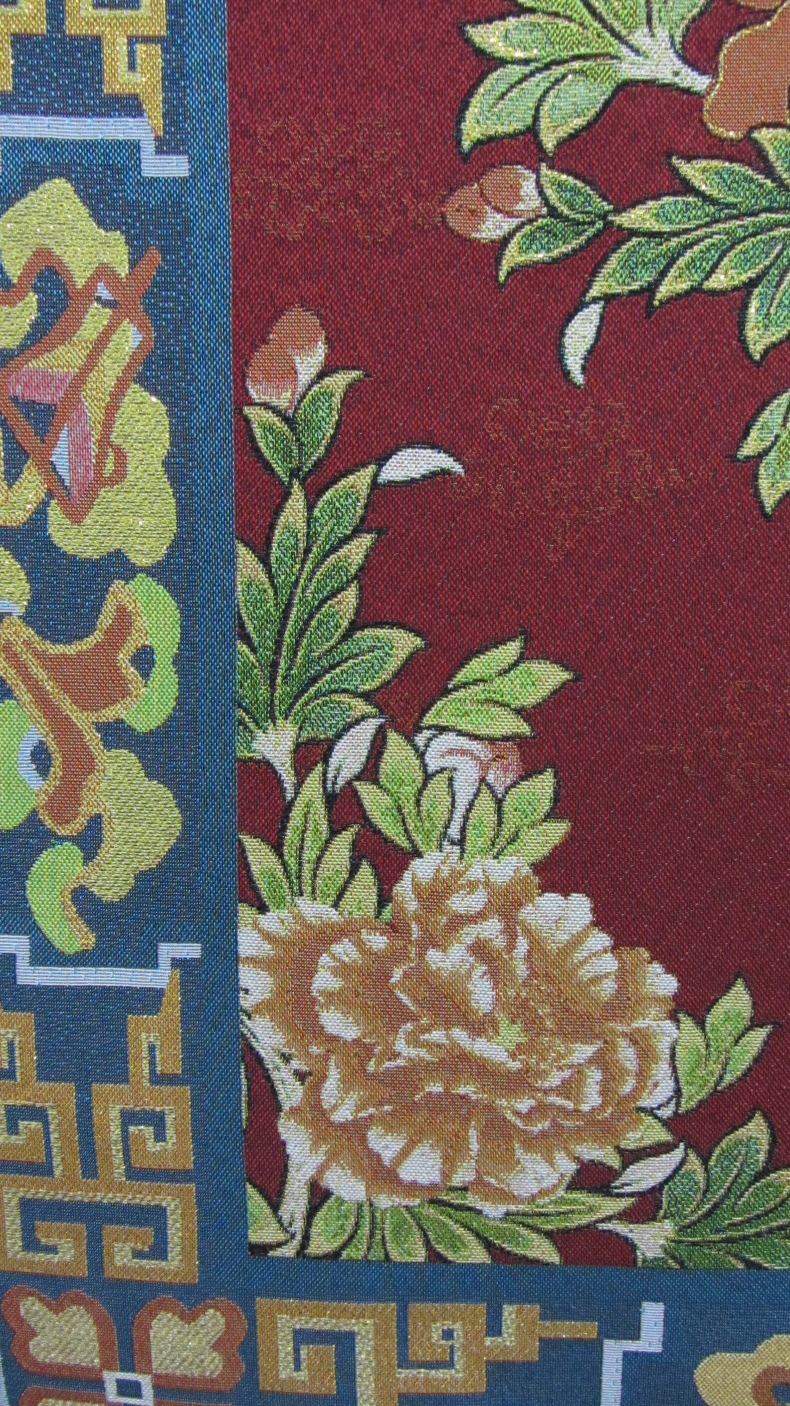 Tibetan Thangka Silk Print Painting Buddhist Deity Crafts Double Fish ...