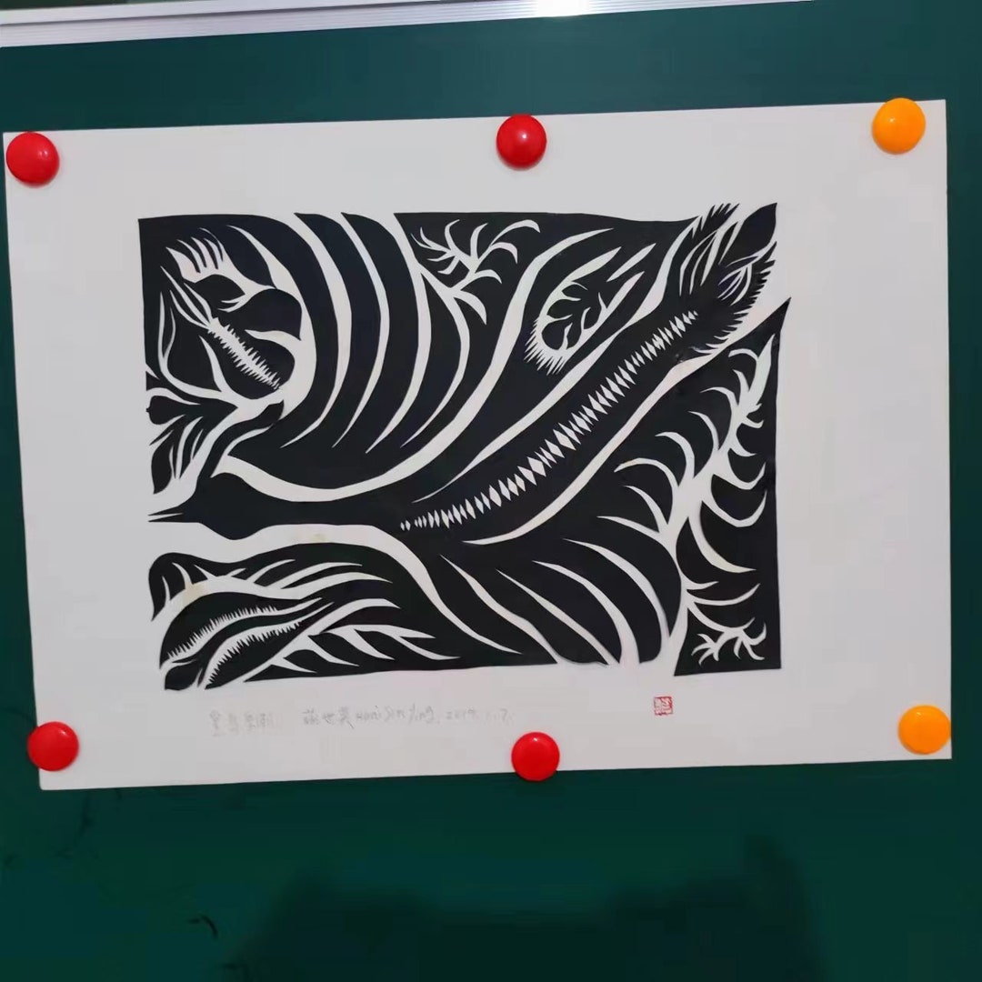 Kuai Shiying Famous Artist Unique Wall Decor A3 Art Original - Etsy