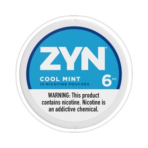 Sticker ZYN Zyn Cool Mint Sticker Nicotine Pouch Unofficial Zyn Merch ...