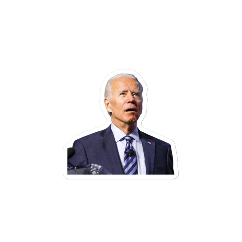 Confused Joe Biden Sticker - Etsy