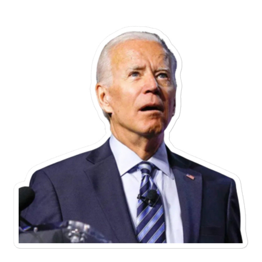 Confused Joe Biden Sticker - Etsy