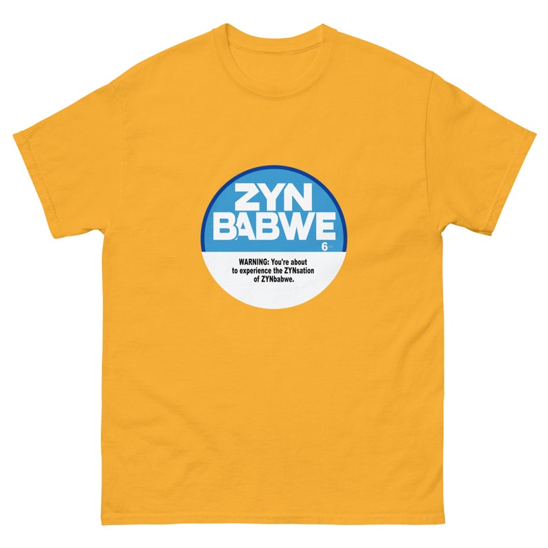 Zynbabwe T-shirt Creative Zyn Parody Merch Unofficial Fan Tee - Etsy