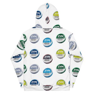 All Over Print Zyn Nicotine Pouch Container Hoodie Unofficial Zyn Merch ...
