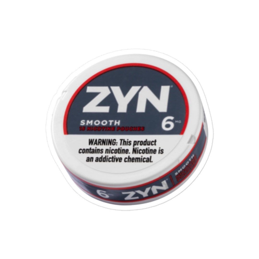 Sticker Zyn Smooth Nicotine Pouch Sticker | Unofficial Zyn Merch - Etsy