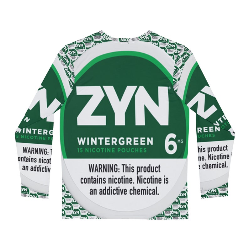 ZYN Wintergreen All-over Print Long Sleeve Shirt Unofficial Zyn Apparel ...