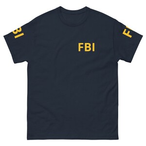 FBI Agent Halloween Costume T-shirt - Etsy