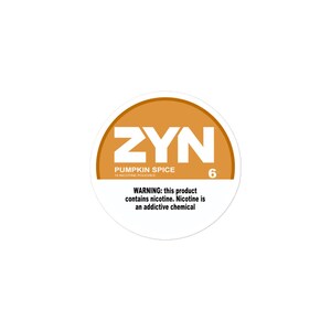 Zyn Pumpkin Spice Sticker Humorous Fall Flavor Halloween Zyn - Etsy