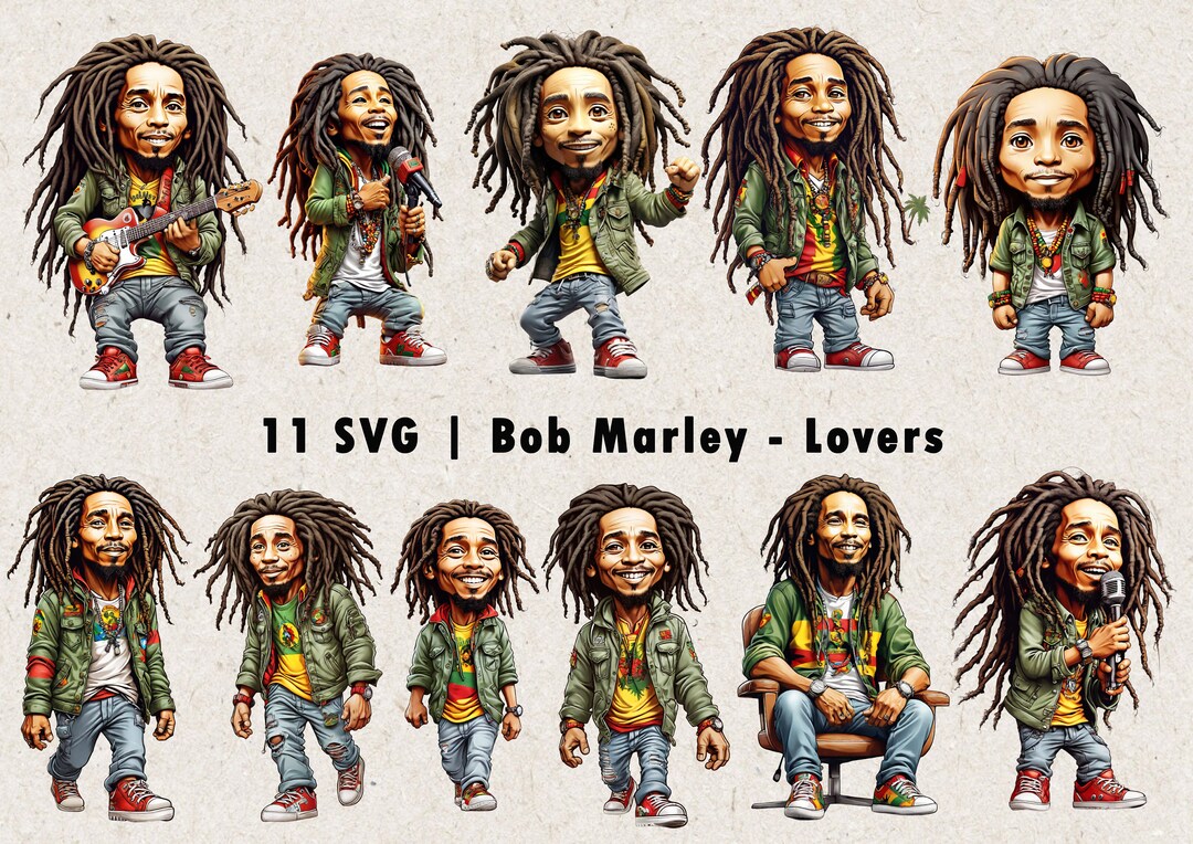 Bob Marley | Bob Marley SVG | Bob Marley Watercolor | Bob Marley ...