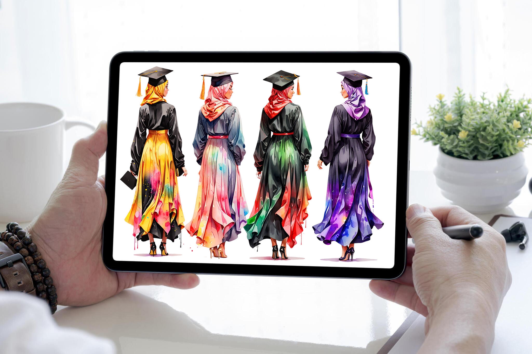 Graduation Hijab Muslim Girl | Convocation Islamic | Digital Files PNG ...