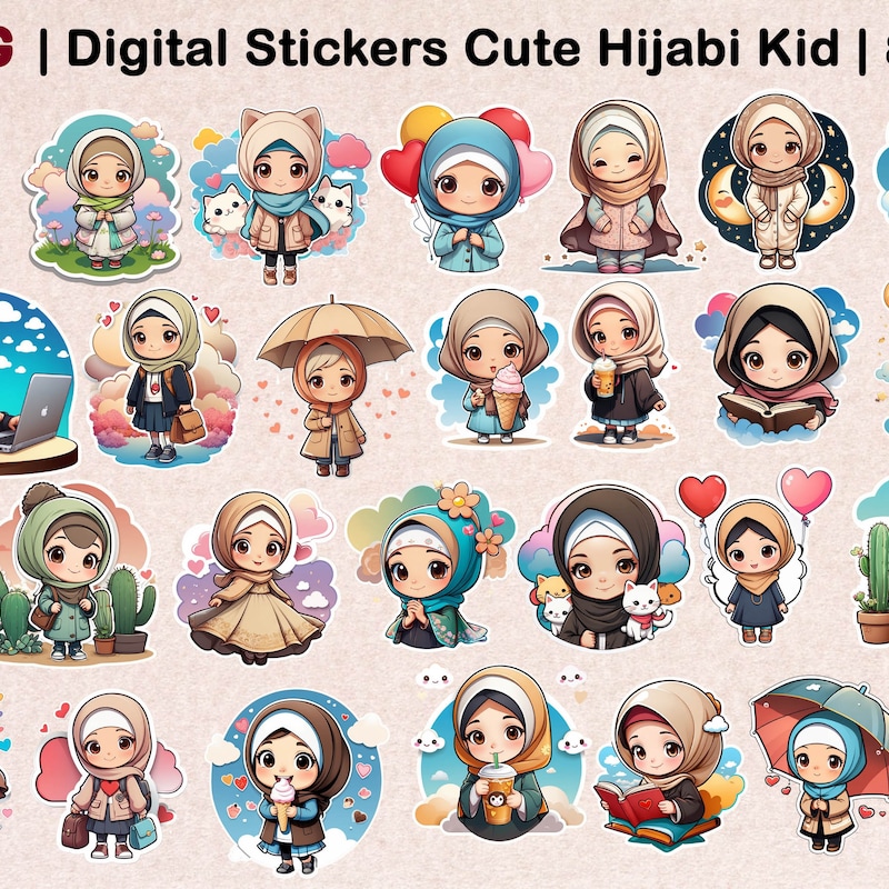 Hijabi Digital Art - Etsy