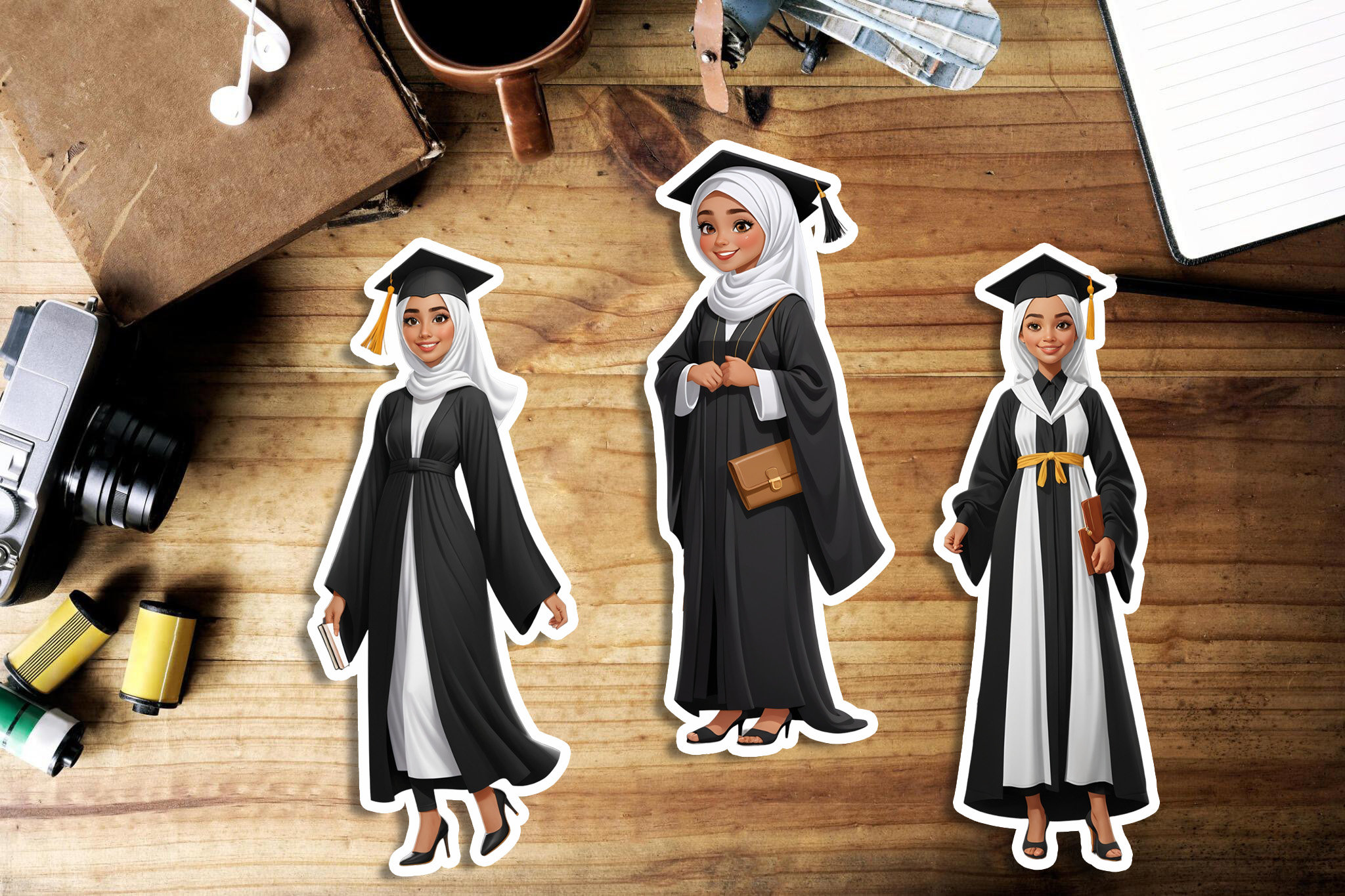 Graduation Graduation Hijab Graduation Art Hijabi Convocation Ladies in ...