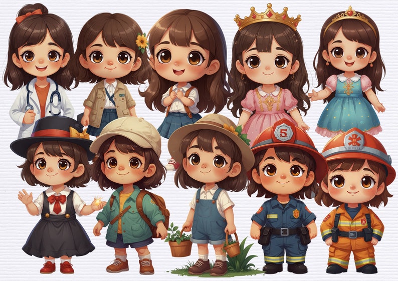 Kids Ambition PNG | Digital Files | Kids Costumes | Kids Dressed ...