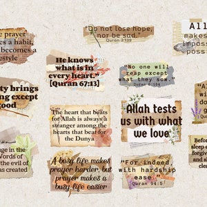 Islamic Digital Stickers Pack for iPad | Vintage Trendy Muslim PNG ...