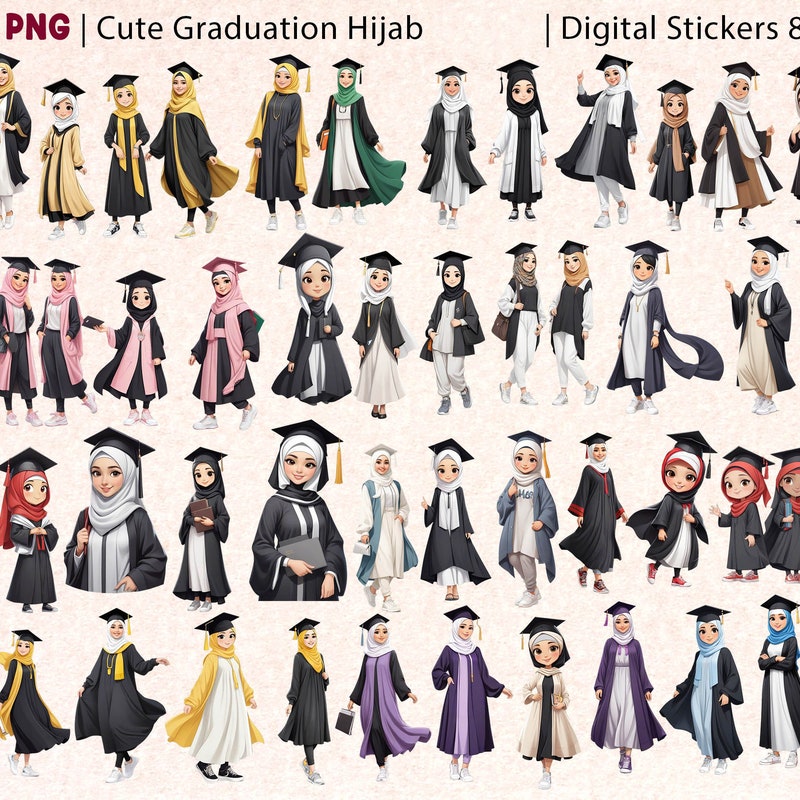 Chibi Graduation - Etsy