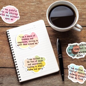 Islamic Digital Planner | Islamic Daily Affirmations | PNG File ...