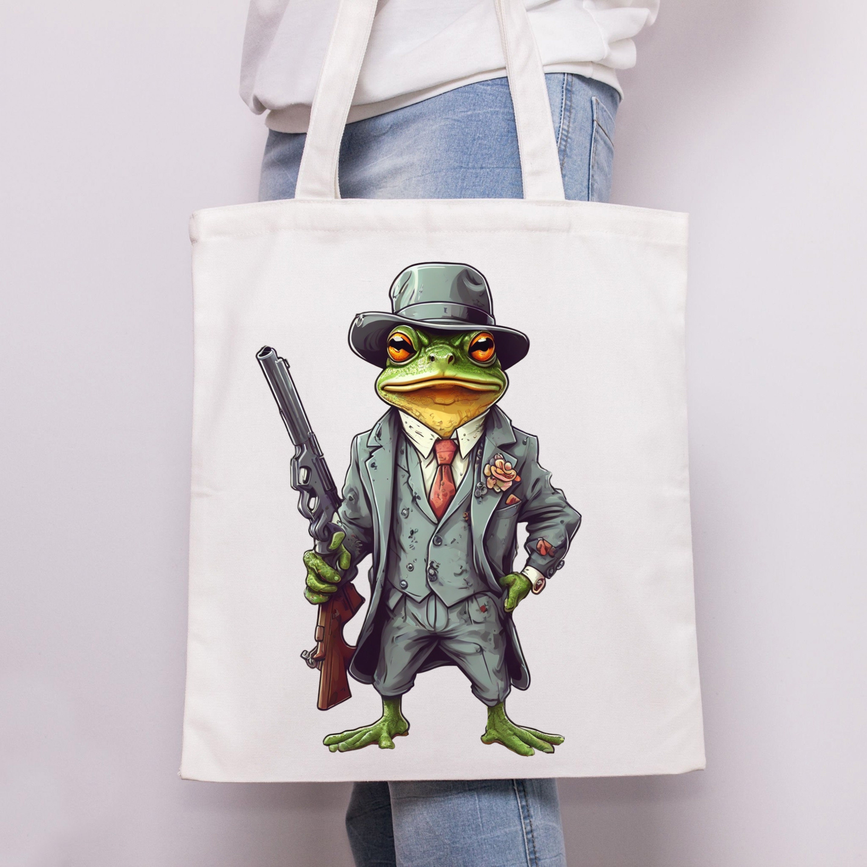 Watercolor Frog Mafia Frog Funny Frog Frog Digital File - Etsy