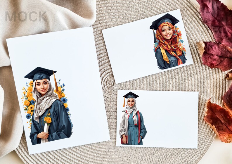 Graduation Hijabi | Digital Graduation Islamic | Hijabi Convocation ...