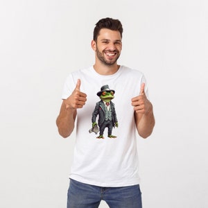 Watercolor Frog Mafia Frog Funny Frog Frog Digital File - Etsy