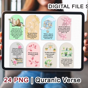 Islamic Digital Planner | QURANIC VERSE | Digital File Stickers ...