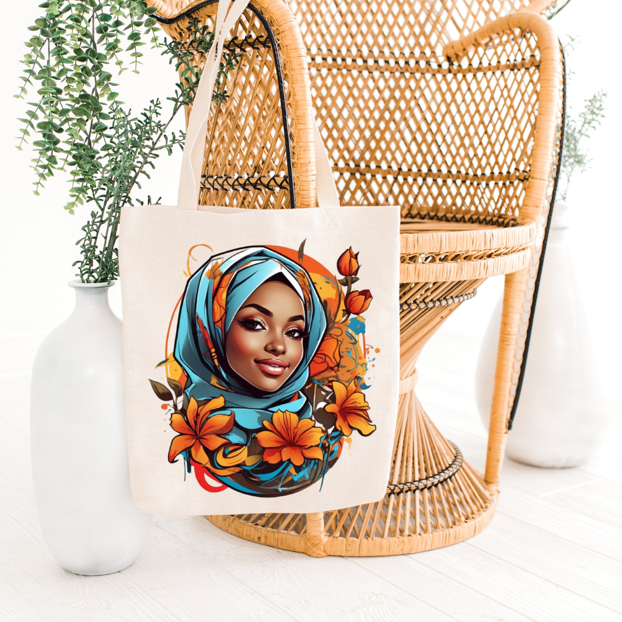 Muslim Hijabi Girl Muslim Hijab SVG Digital FILE Muslim Gift Present ...