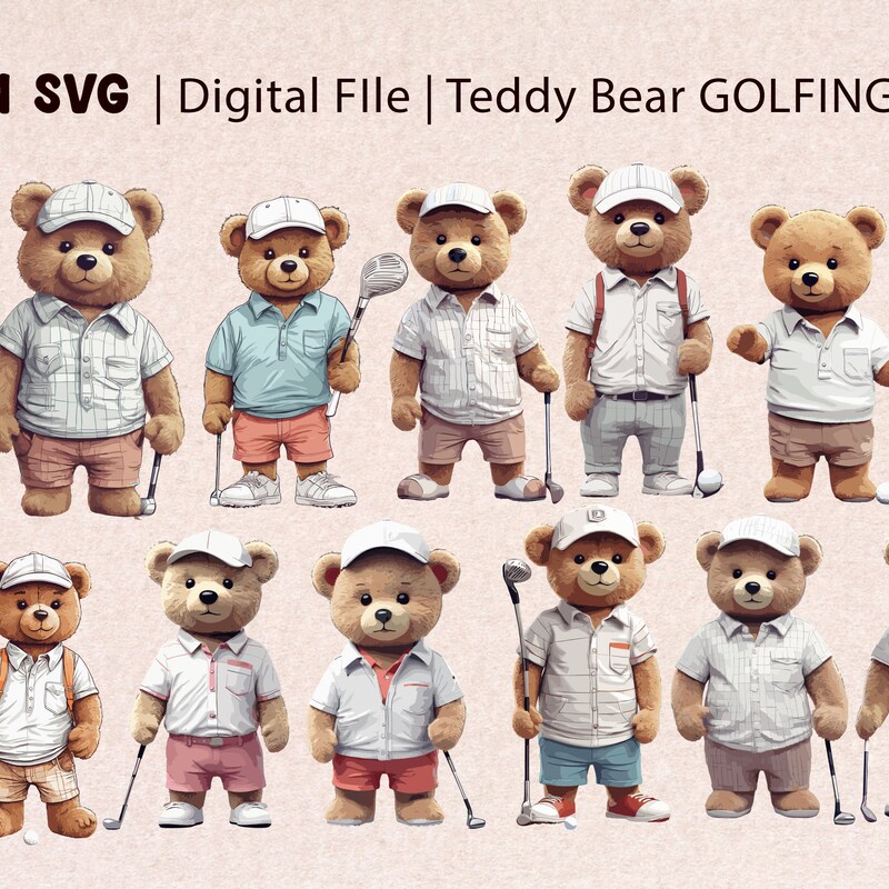 Golf Cover Cartoon - Etsy