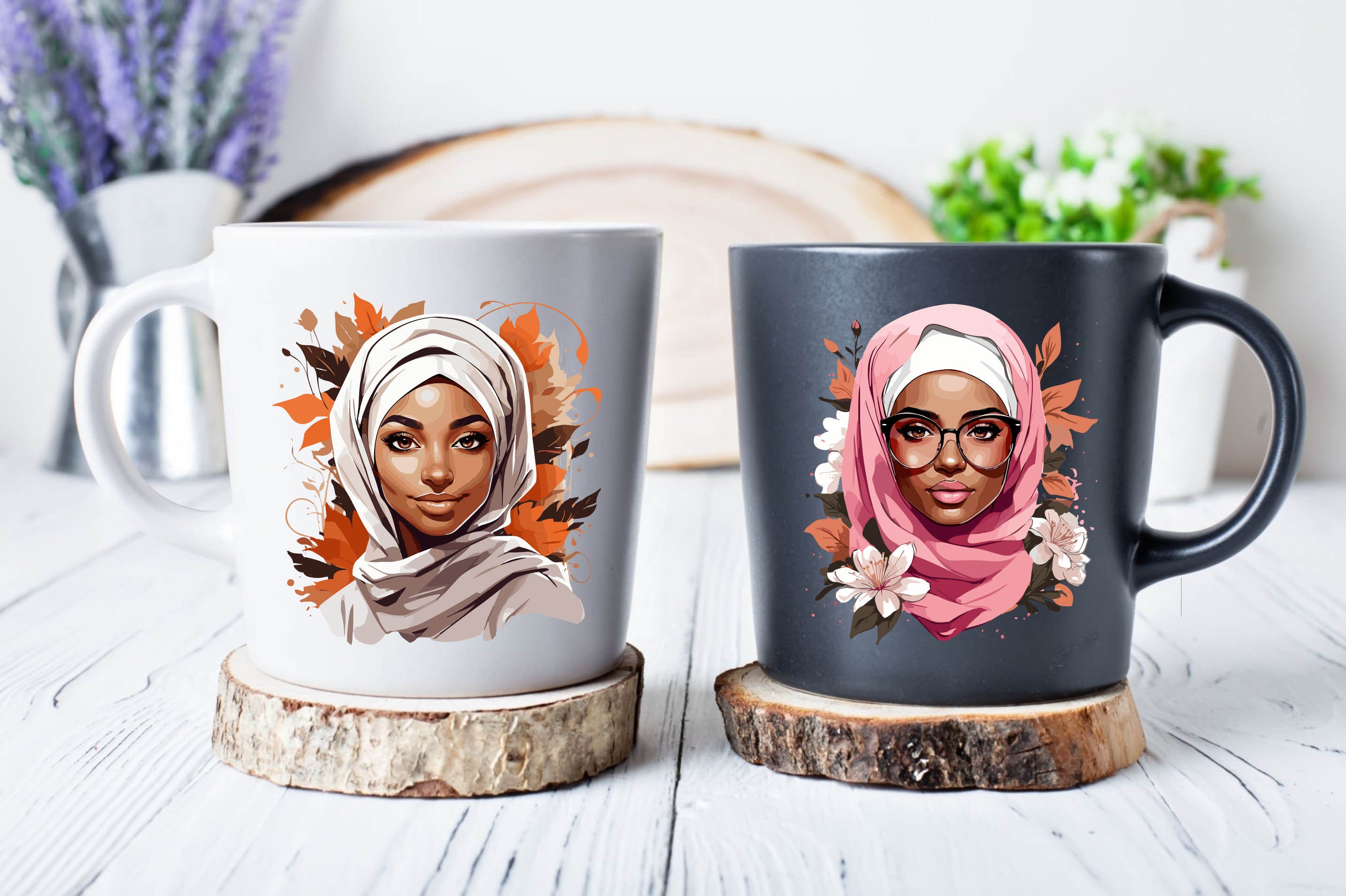 Muslim Hijabi Girl | Muslim Hijab | SVG Digital FILE | Muslim Gift ...