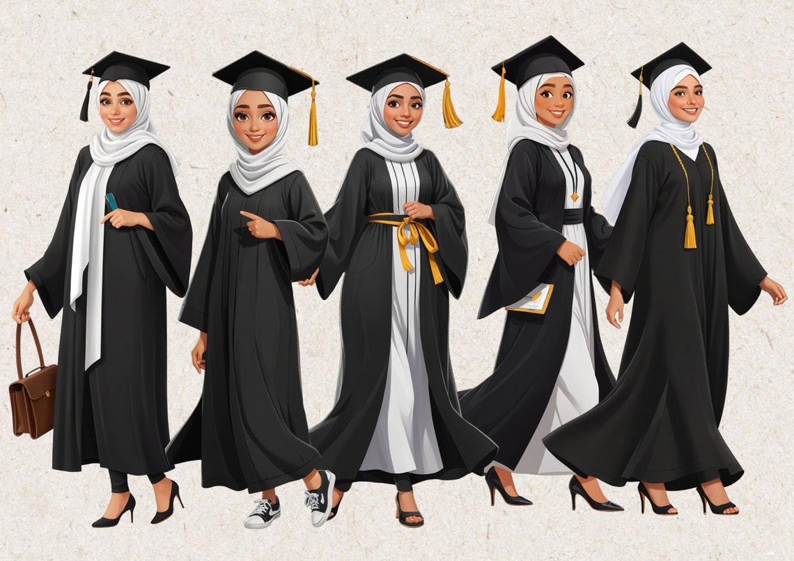Graduation Graduation Hijab Graduation Art Hijabi Convocation Ladies in ...